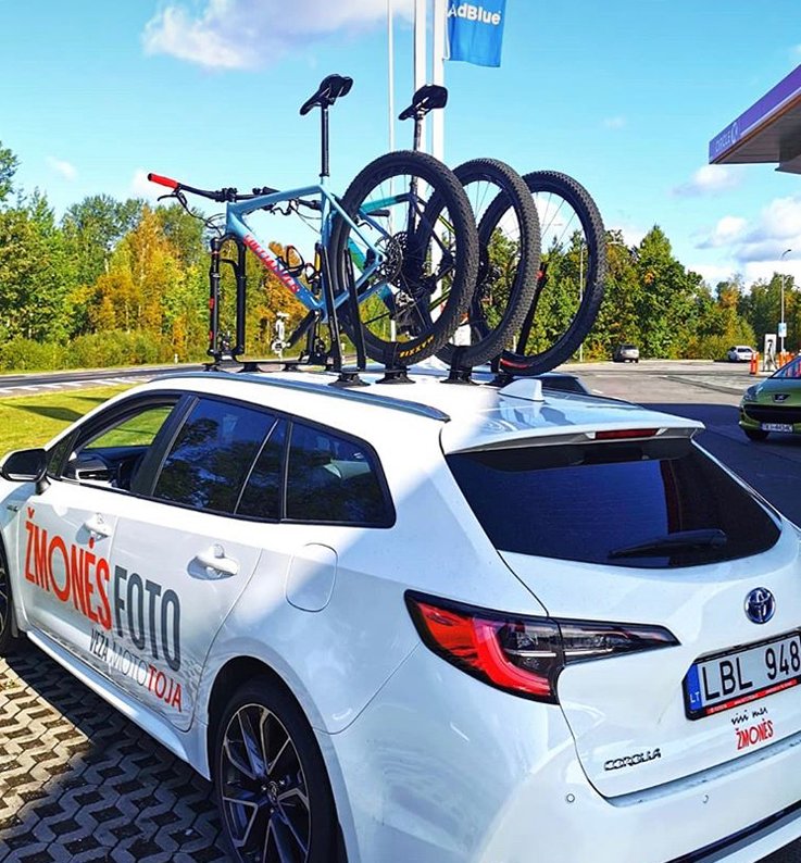 RASSINE LX-B1 dviejų dviračių laikiklis - vakuuminis dviračių laikiklis